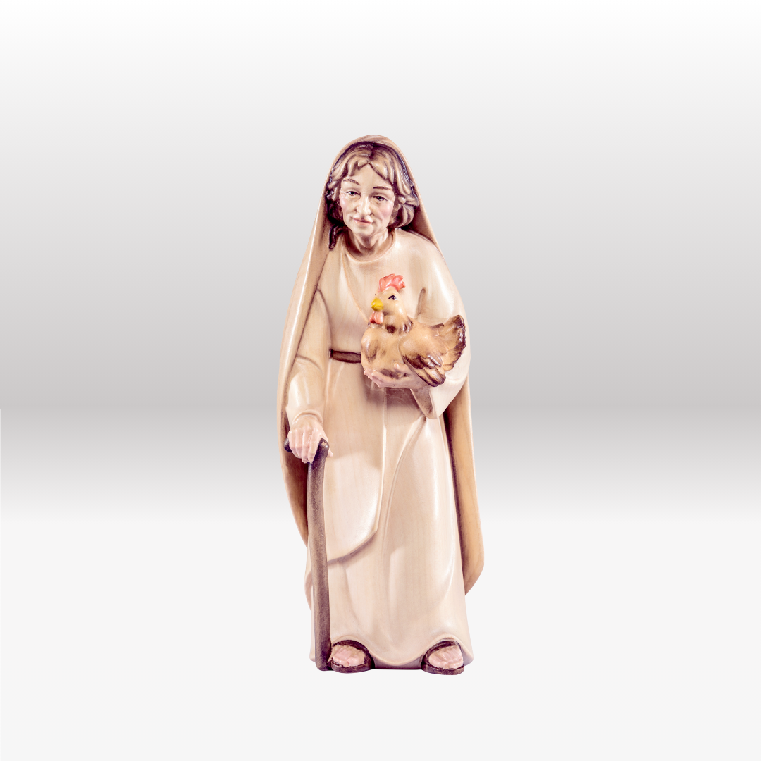 Shepherdess with hen - Artis nativity I Akantus