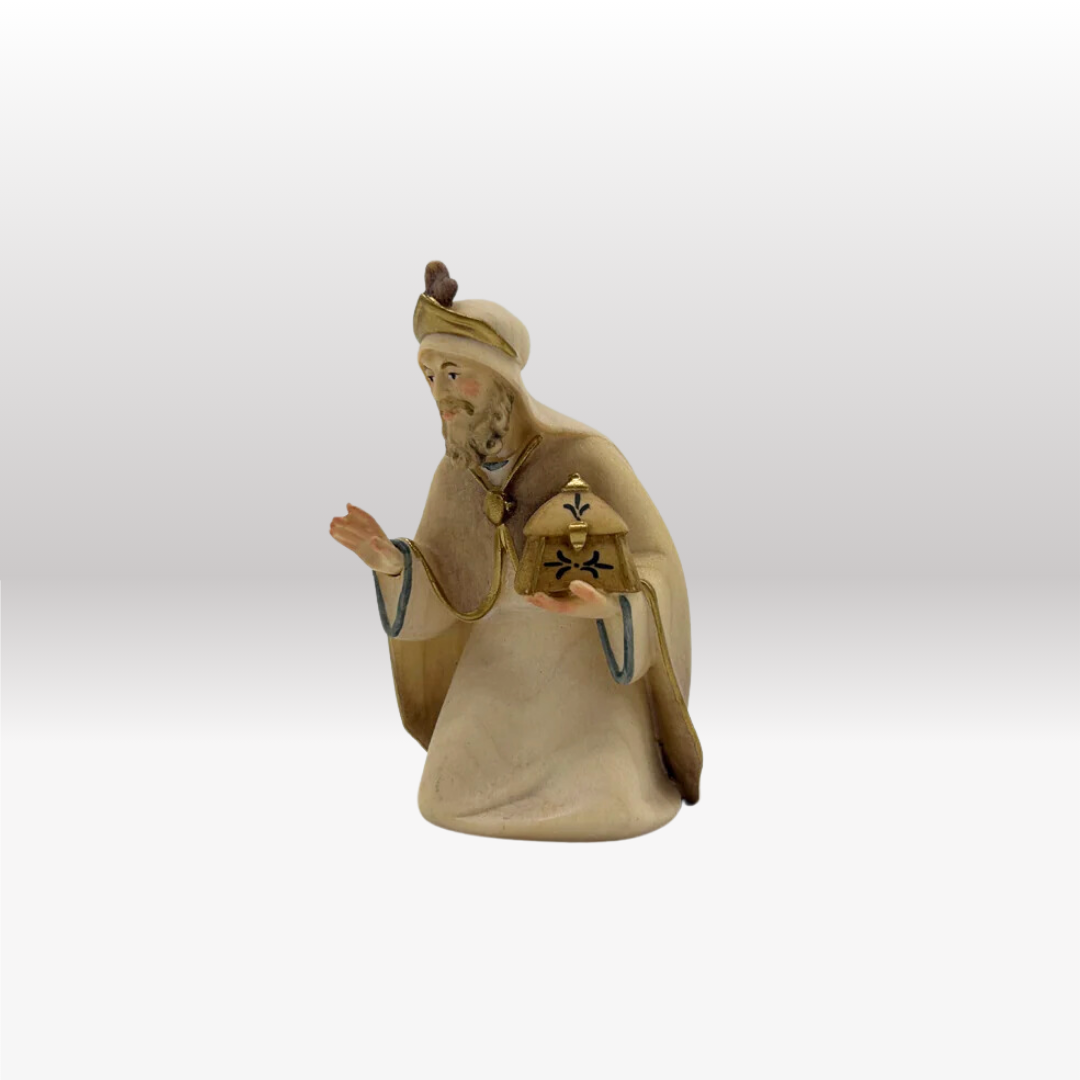 King kneeling - Light nativity I Akantus