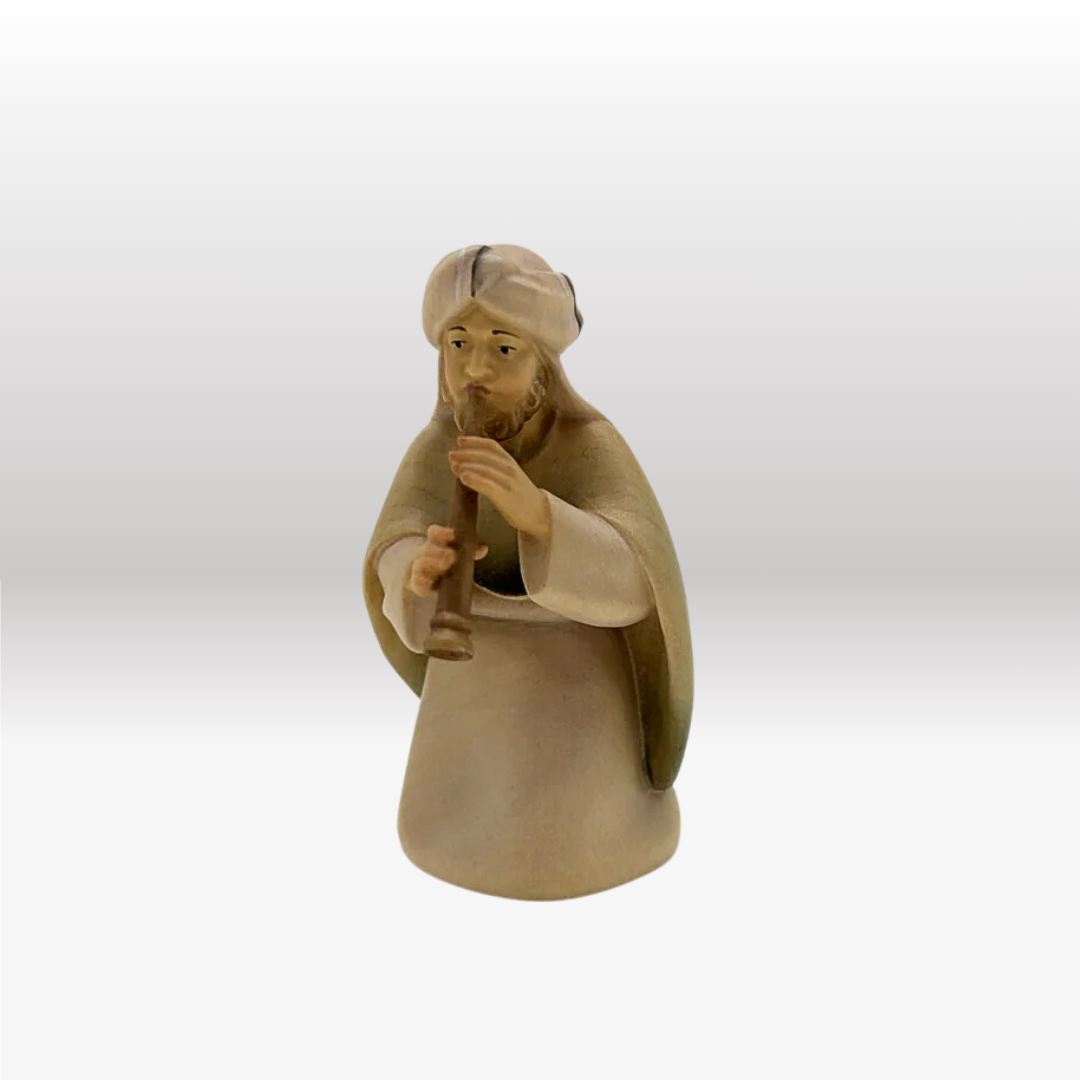 Shepherd kneeling with flute - Light nativity I Akantus