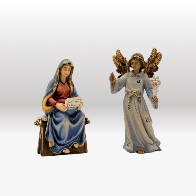 Annunciation Mary set of 4 - Kostner nativity I Akantus