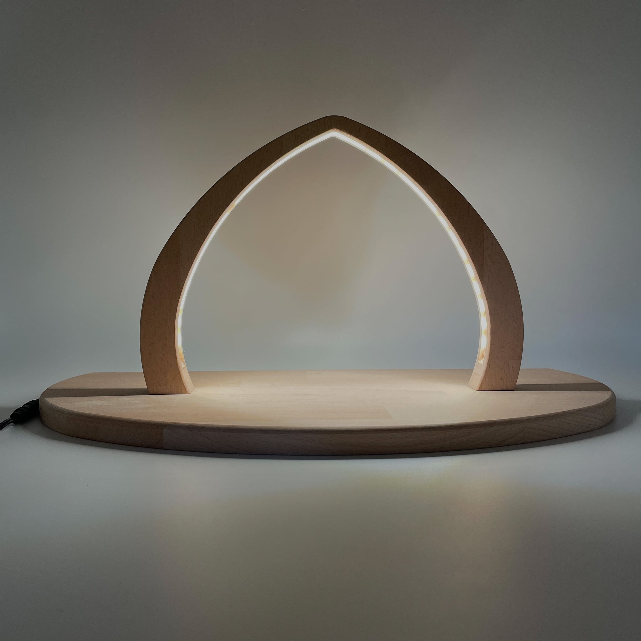 Nativity stable: Bethlehem extension arch with lighting
